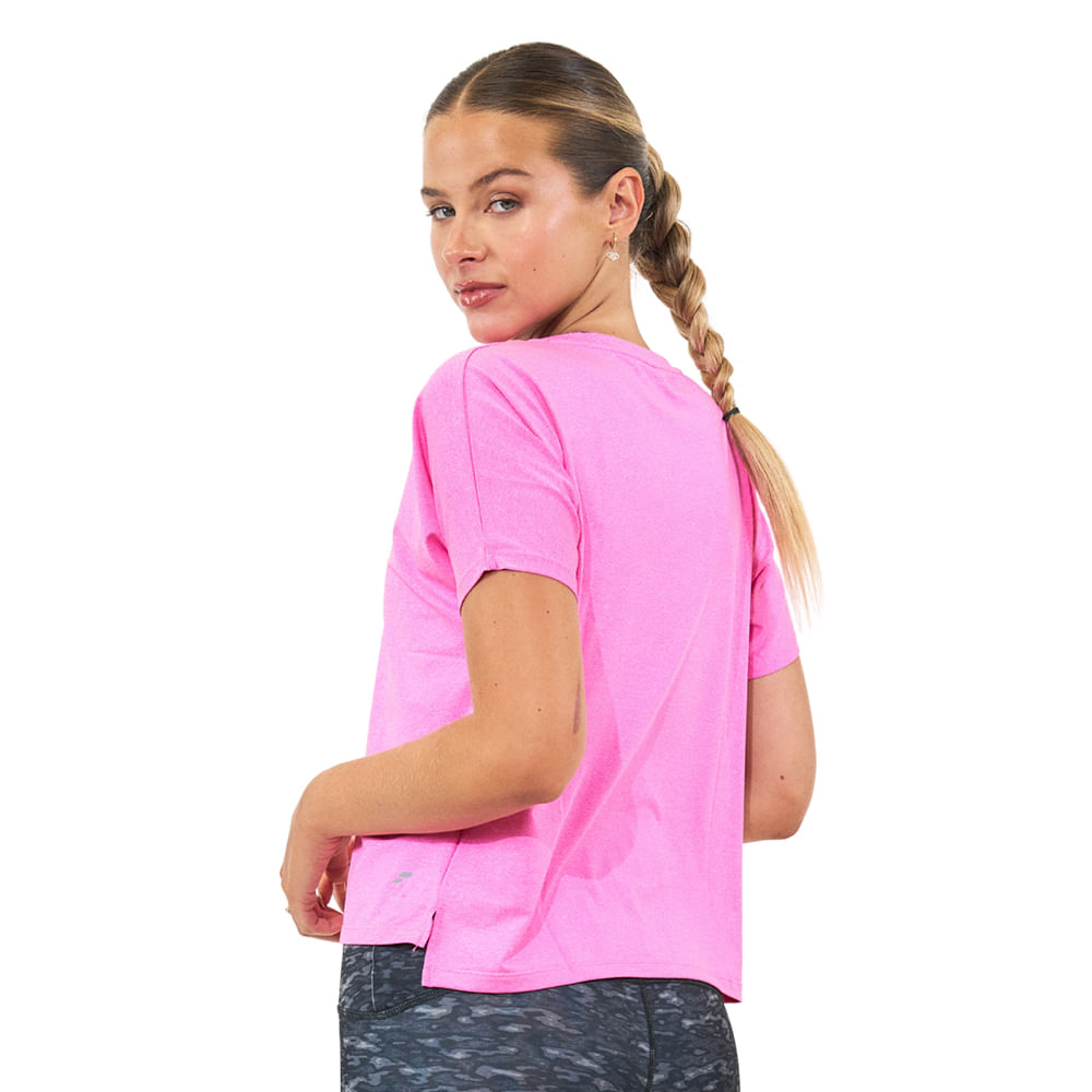 REMERA FITNESS MUJER FEMME PALM - rossettiar