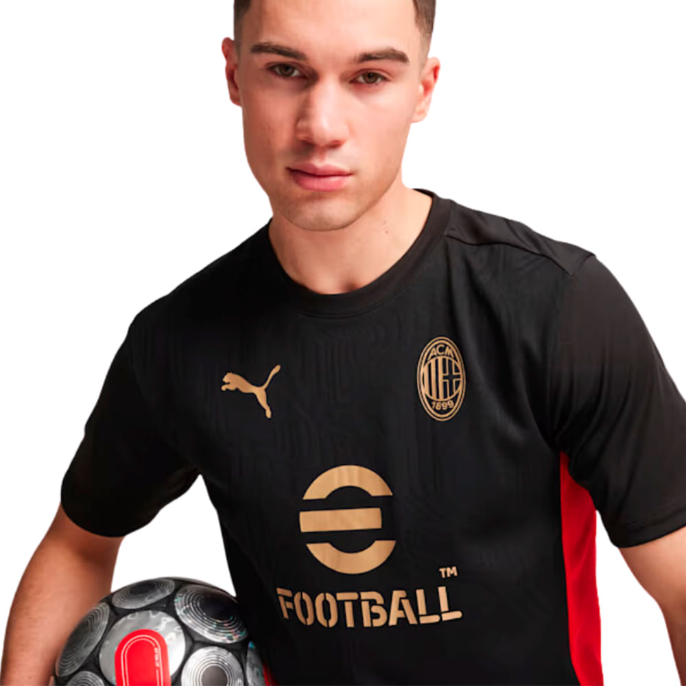 REMERA FUTBOL HOMBRE PUMA AC MILAN TR - rossettiar